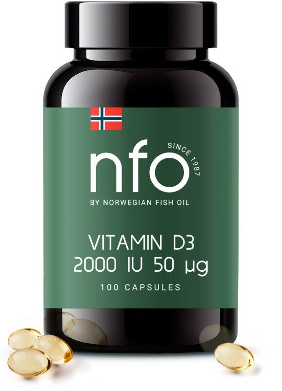 NFO НФО витамин Д3 2000 МЕ N100 капс массой 250МГ