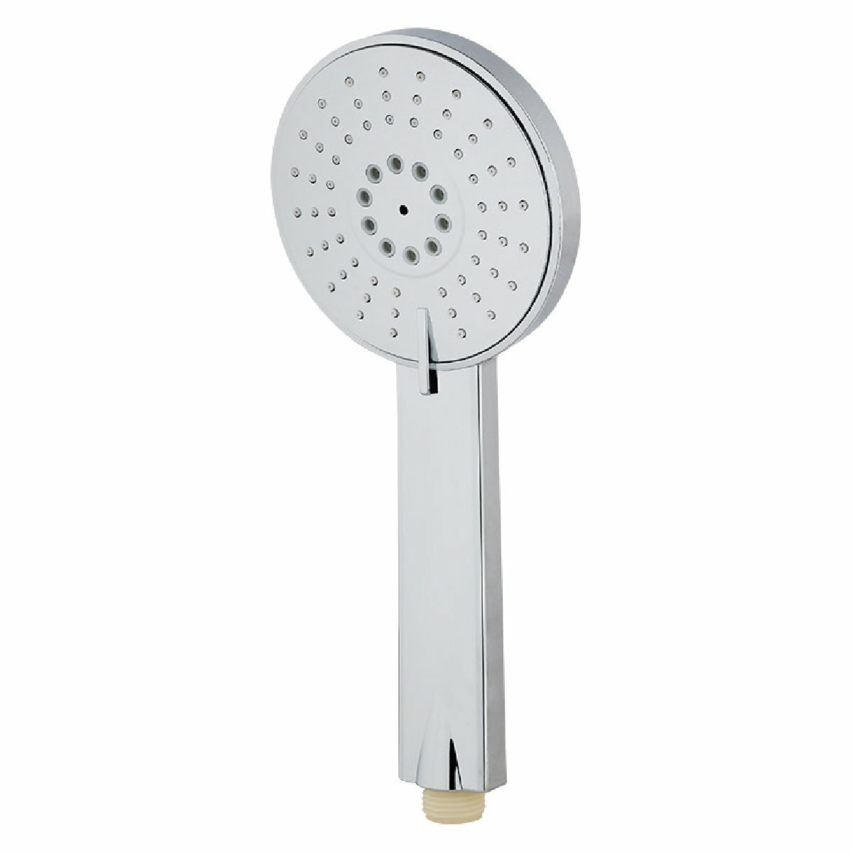 Лейка для душа SH-1001 100 мм два режима хромированная пластмасса термопластичная резина соединение 1/2 дюйма