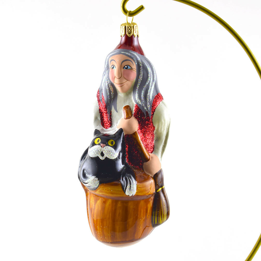 Елочная игрушка Баба яга