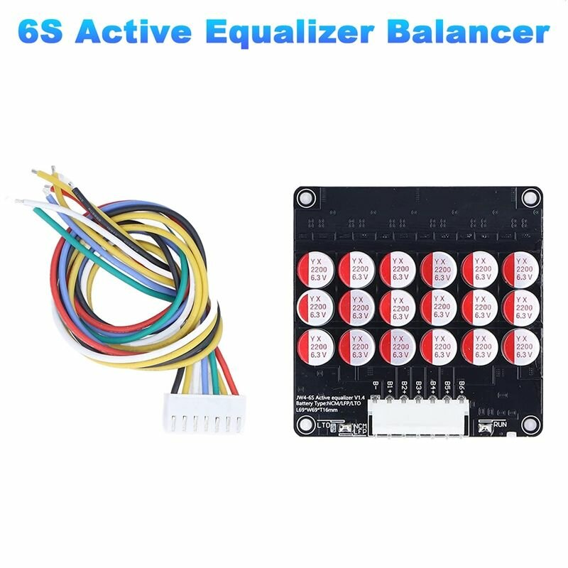 6s активный lifepo4 lipo / lto батарейный выравниватель