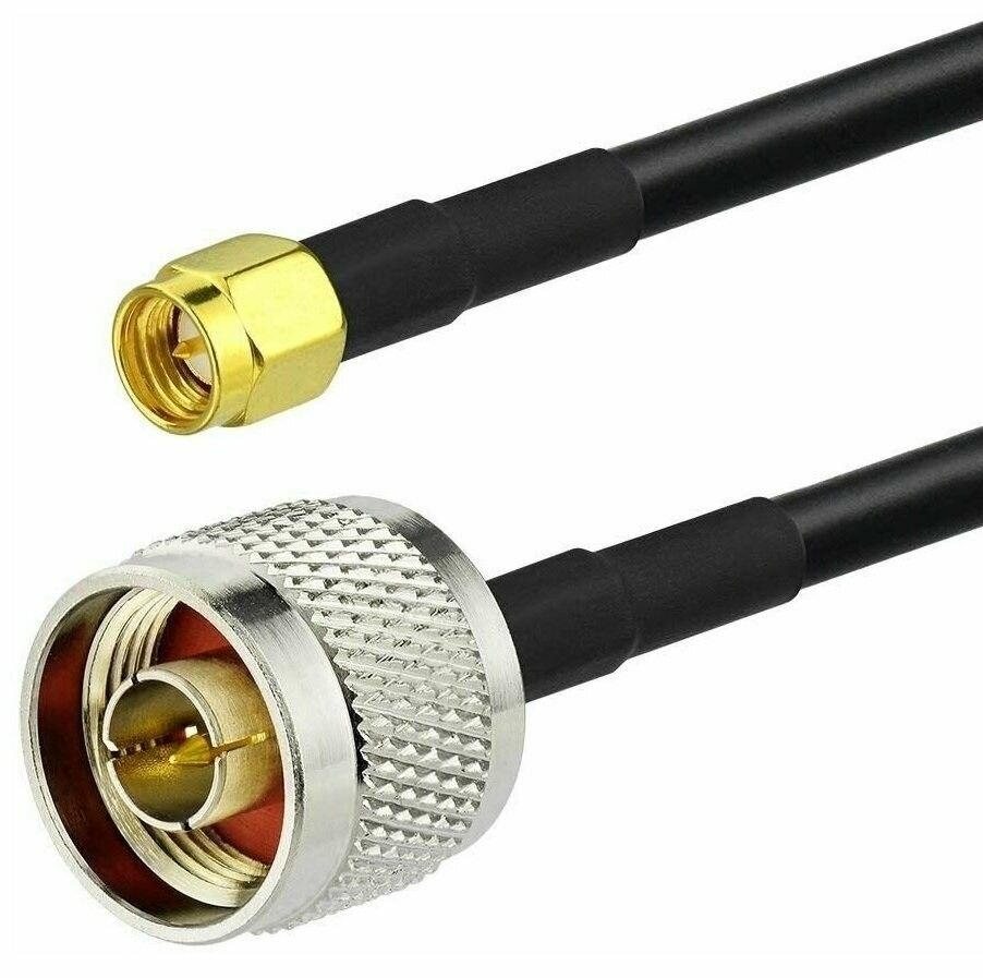 Кабельная сборка 5D-FB с разъемами N-male - SMA-male, 0,5 метра