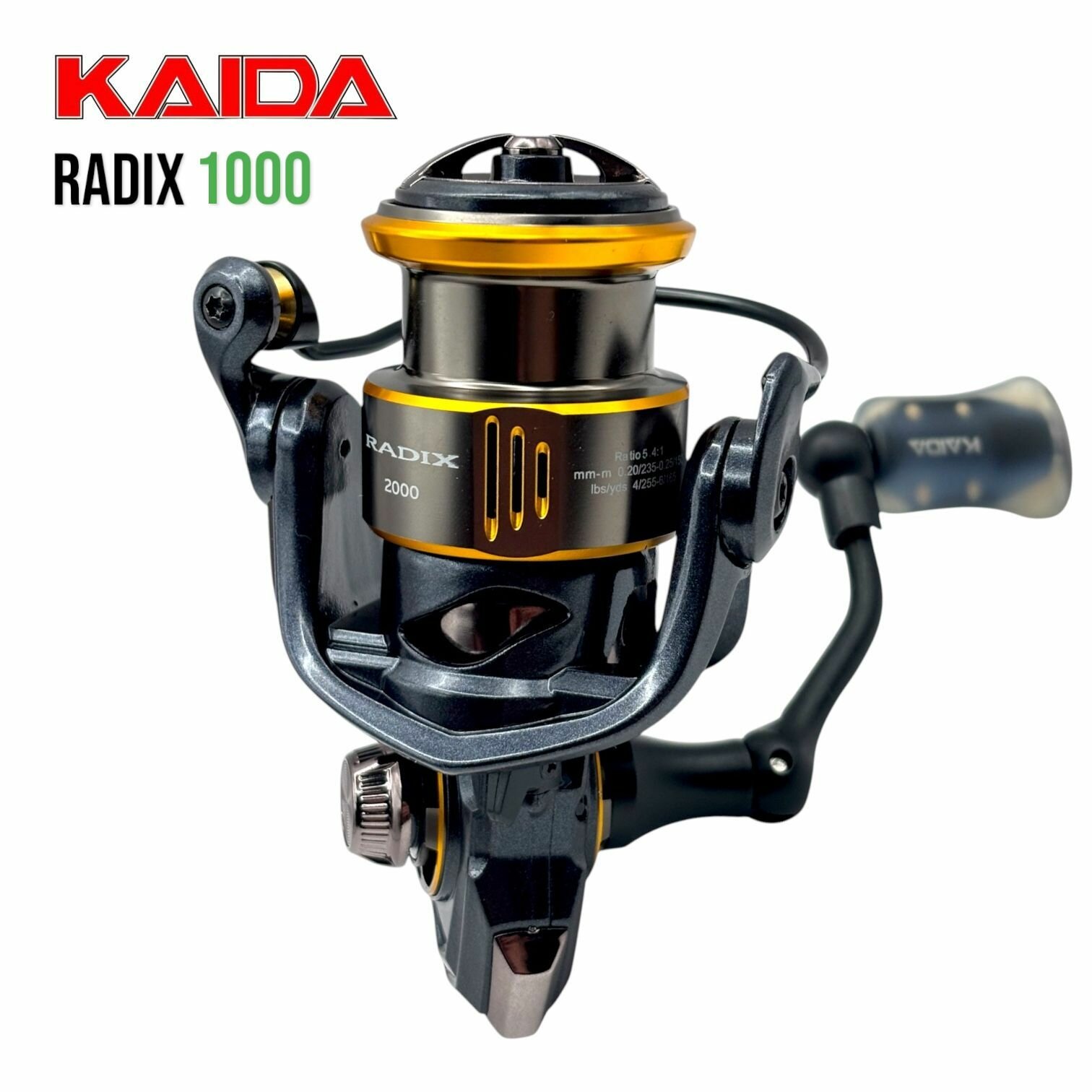Катушка Radix 1000 5+1 подшипников для рыбалки на спиннинга лайт, кайда