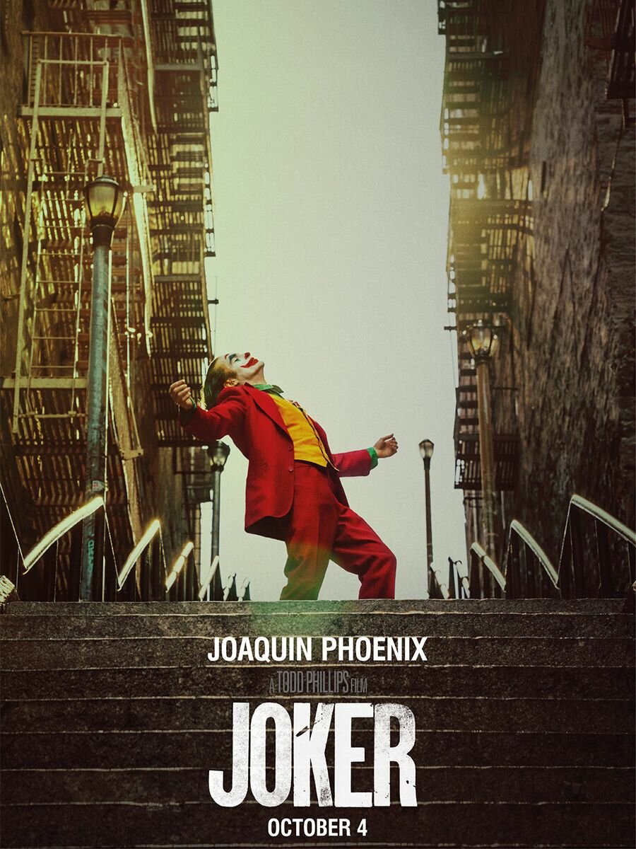 Постер для интерьера на стену (60х90 см). Фильм Джокер (Joker) Хоакин Феникс