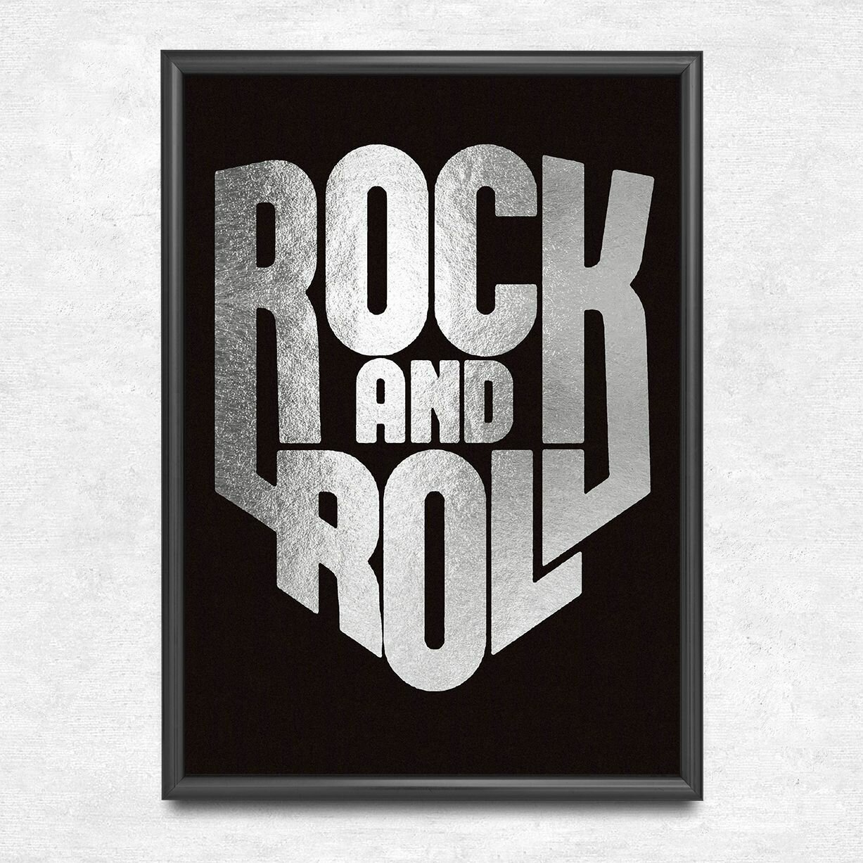 Постер Punk rock. Rock'n'Roll. Плакат Панк рок