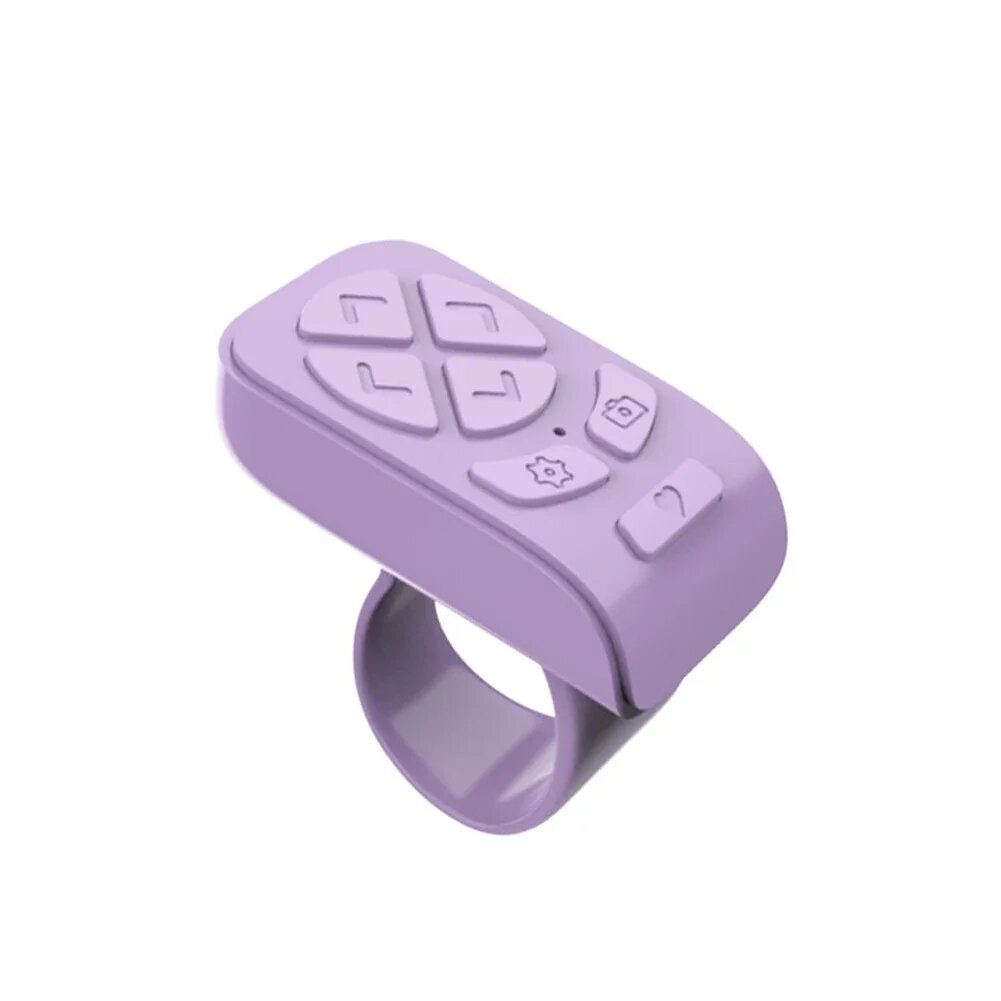 Bluetooth пульт с кольцом, фиолетовый, 7 кнопок