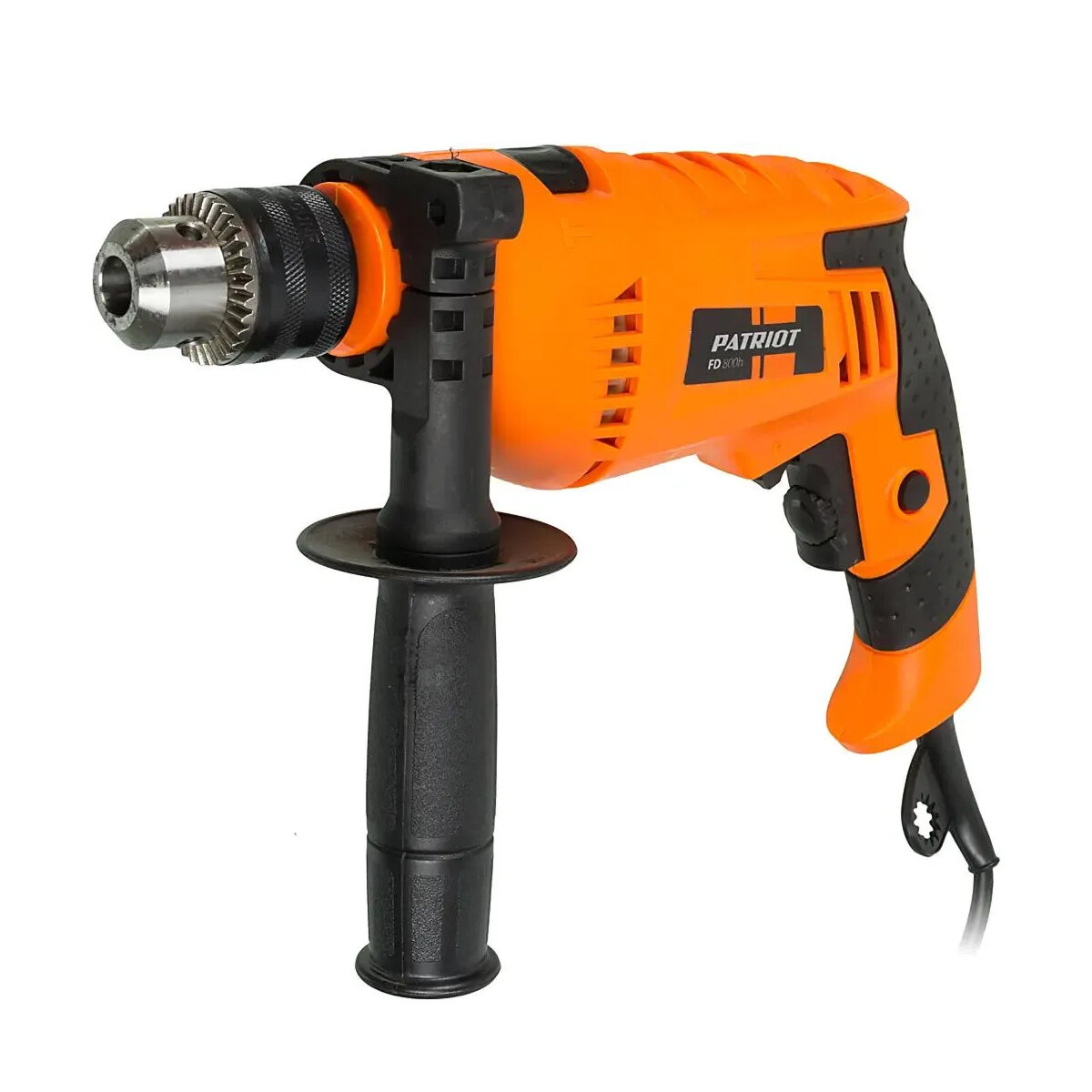 Дрель ударная Patriot FD 800h, 850 Вт, кабель 2 м, 43 200 уд/мин