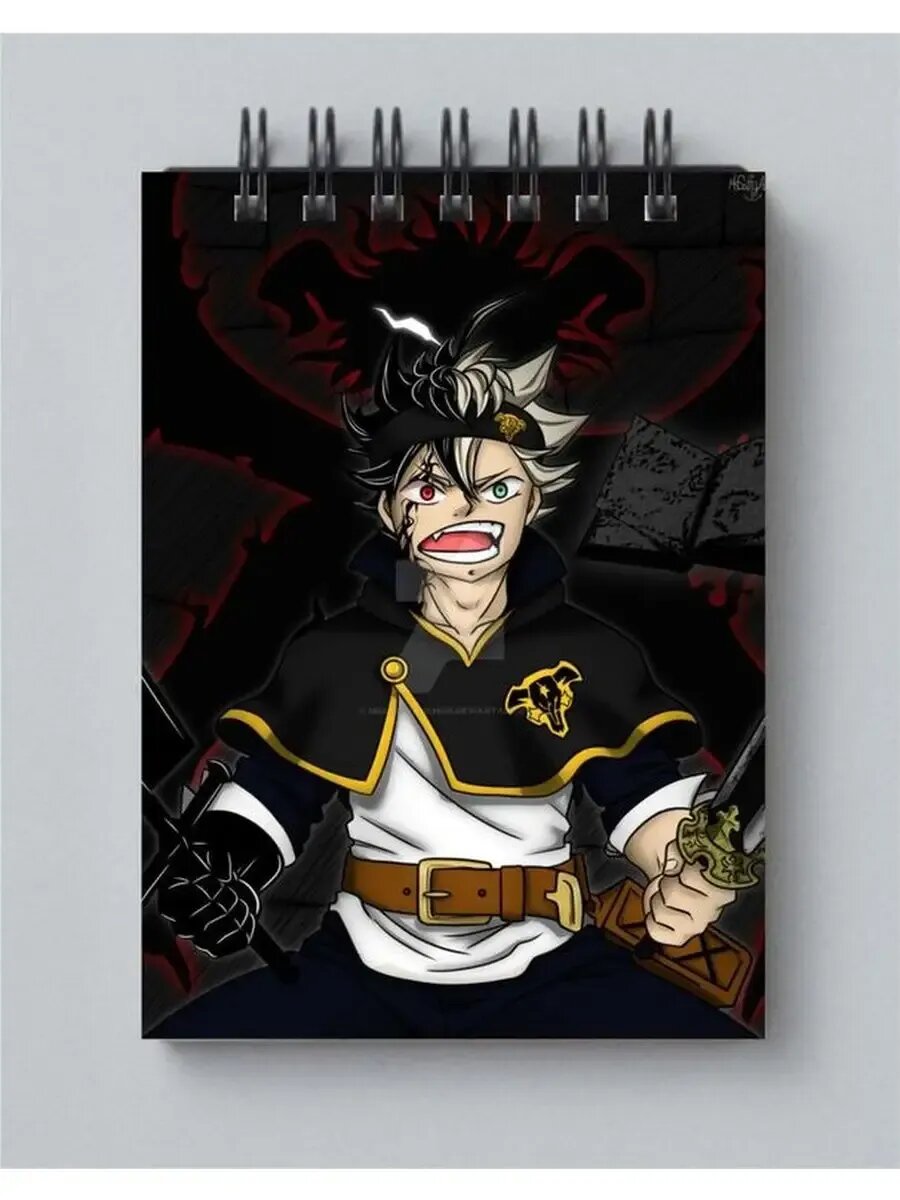 Блокнот Черный Клевер/A6