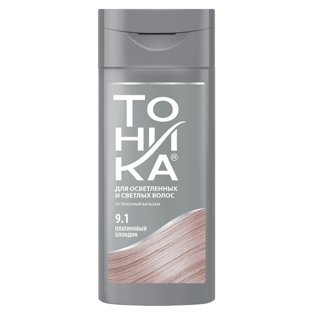 Тоника Бальзам оттеночный для волос Платиновый блондин 9.1, уход за цветом 150 мл