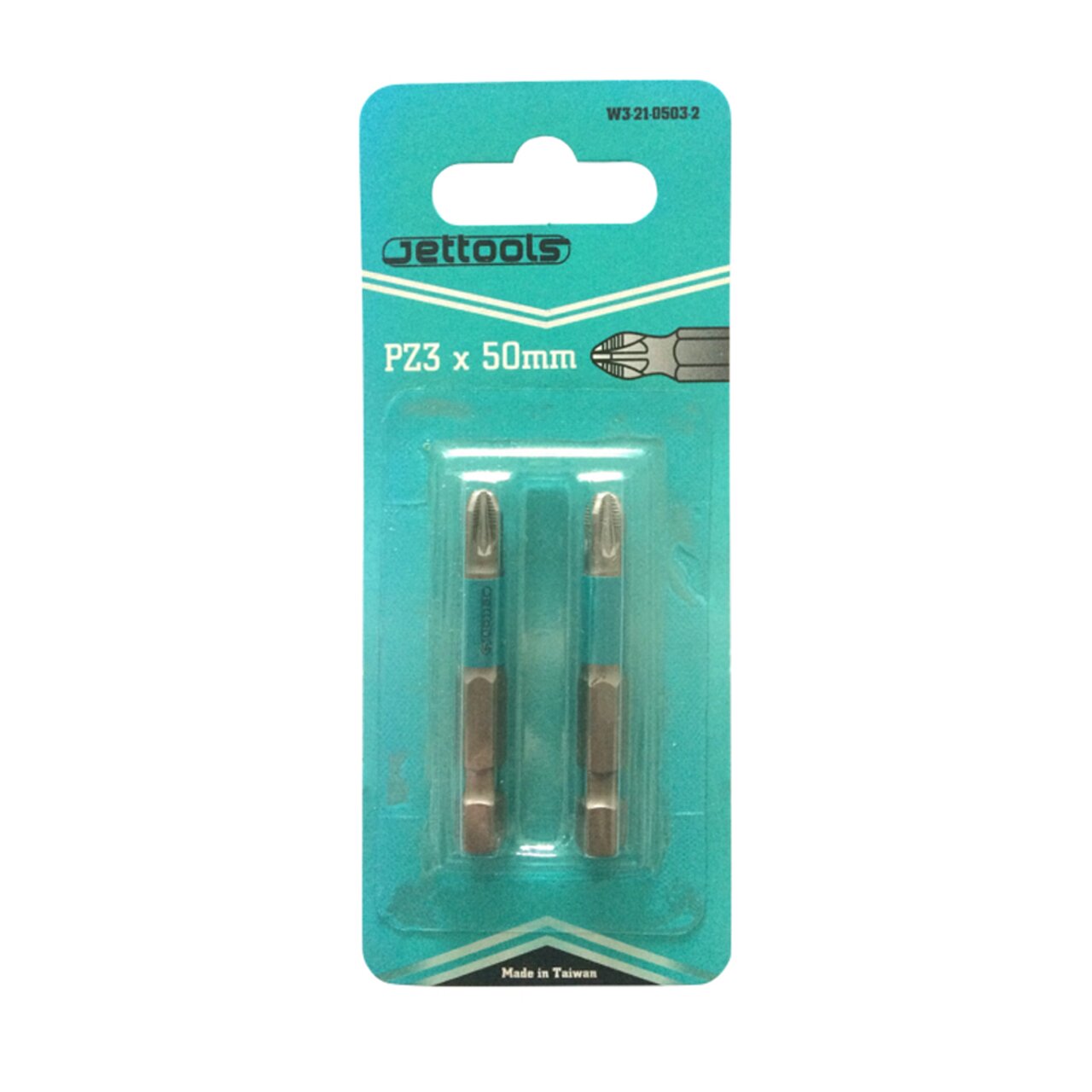 JETTOOLS 50PZ3 Биты для больших нагрузок, набор 2 шт, прочные и долговечные, высокоточные