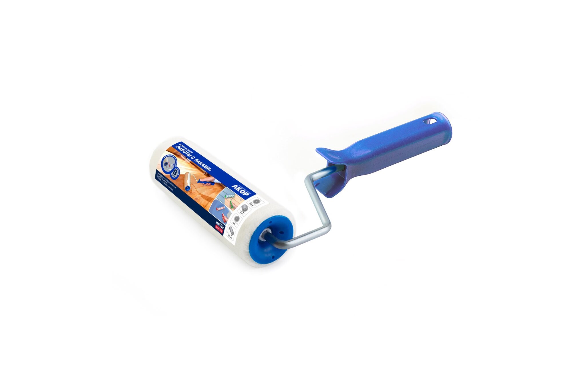 Валик Акор Мастер в сборе, для работ с лаками, 240 мм