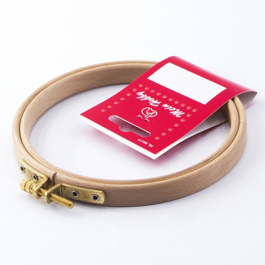 Пяльцы круглые, высота обода 12 мм, диаметр 12,5 см 12,5 см KLASS and GESSMANN 206-1