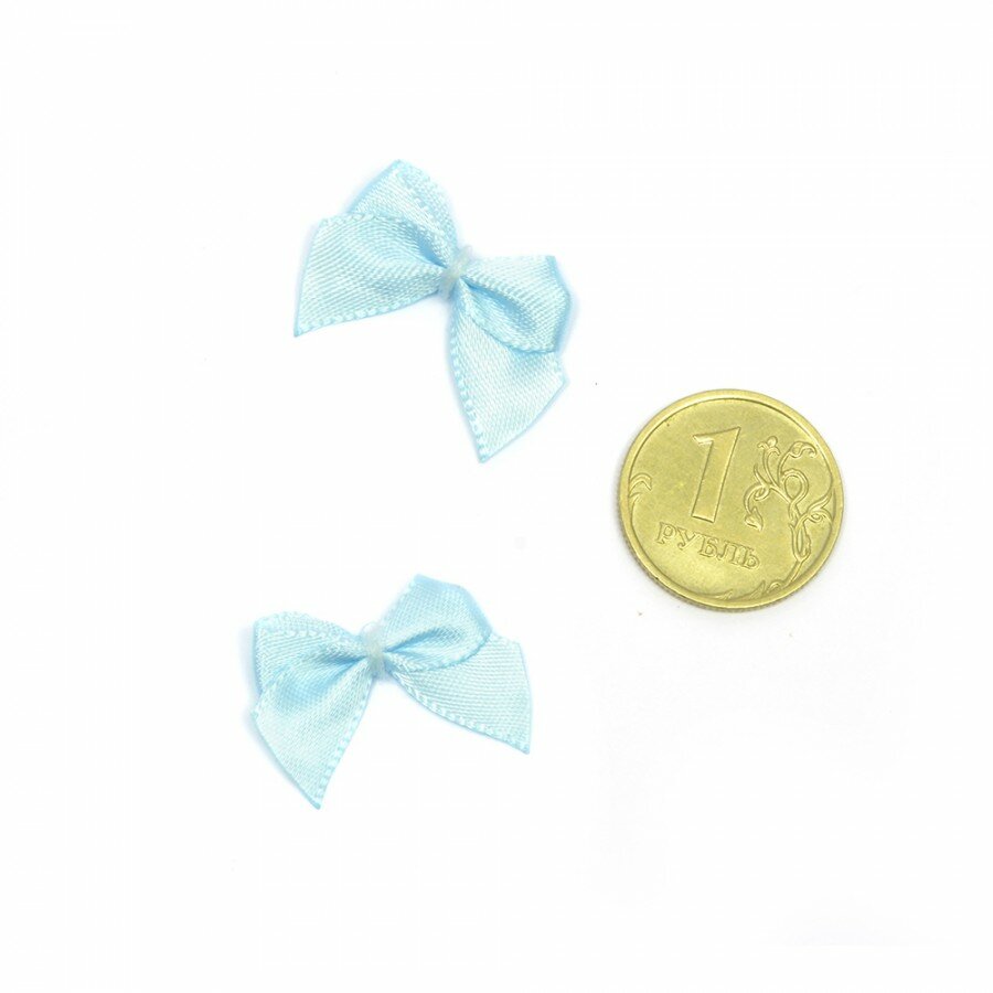 Бантики пришивные MJ. RF.071.23 1см цв.23 голубой уп.100шт