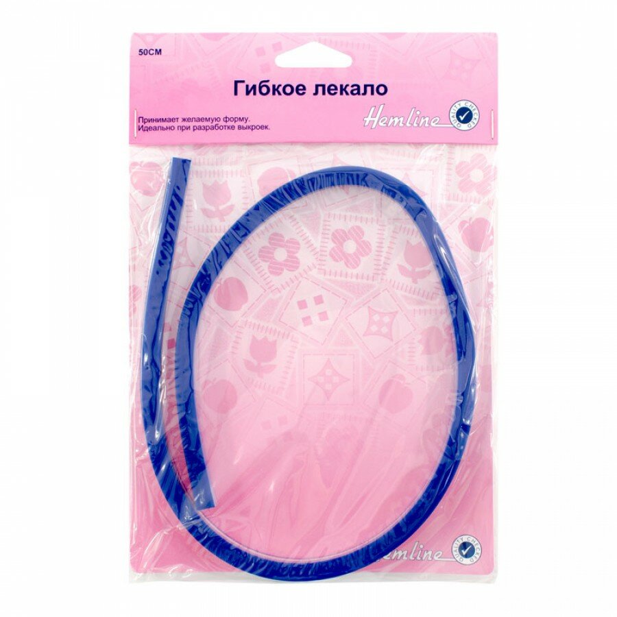 Лекало гибкое 50 cм/20 белый/синий HEMLINE 186