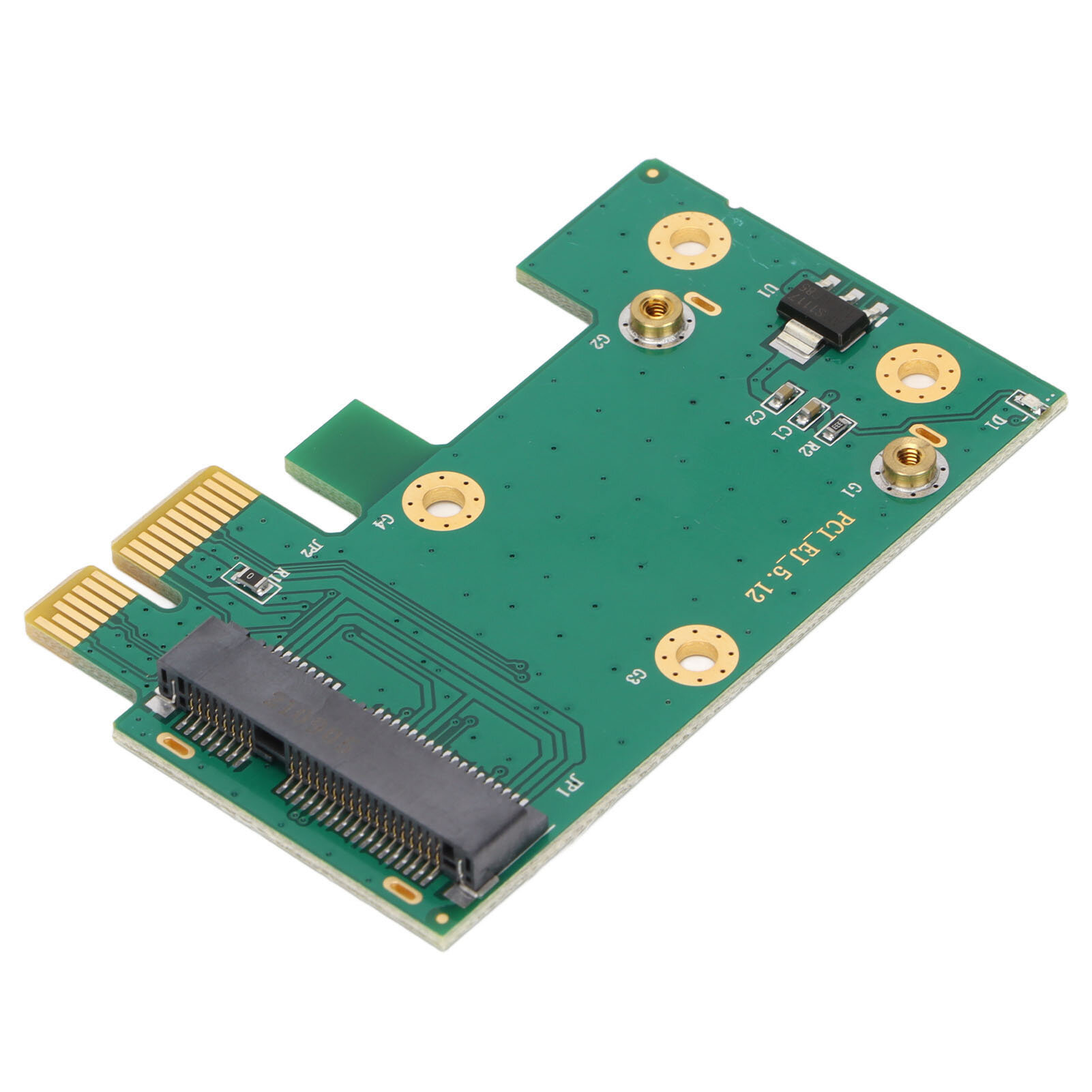 Адаптер сетевой карты Mini PCIE to PCIE, материал PCB, цвет Green Board, для настольного компьютера, в комплект входят 1 шт. плата перехода, 1 шт. плата подключения, 1 шт. антенна (2 в 1), 4 шт. винты