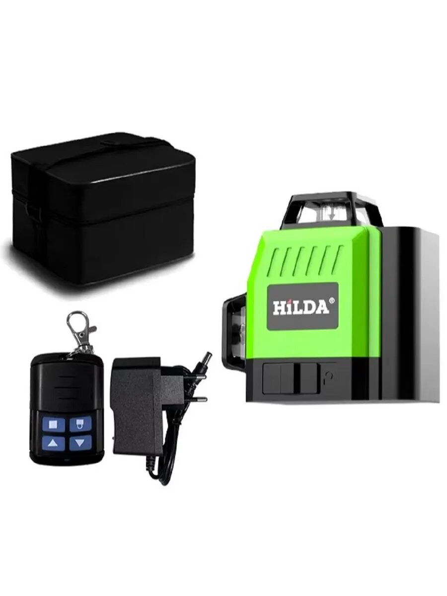 Лазерный уровень Хилда 12 линий 360 3д