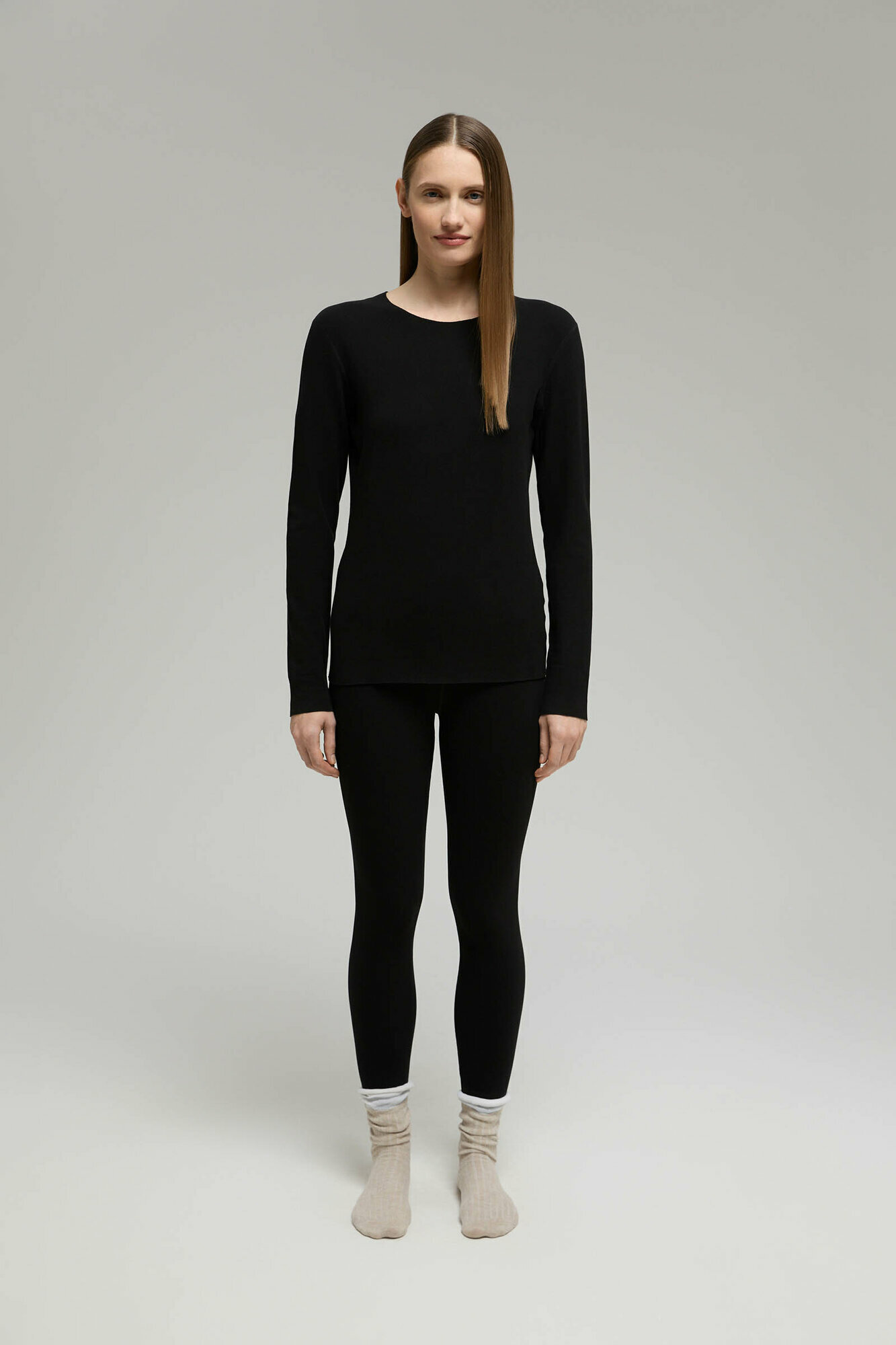 Лонгслив термобелье с хлопком