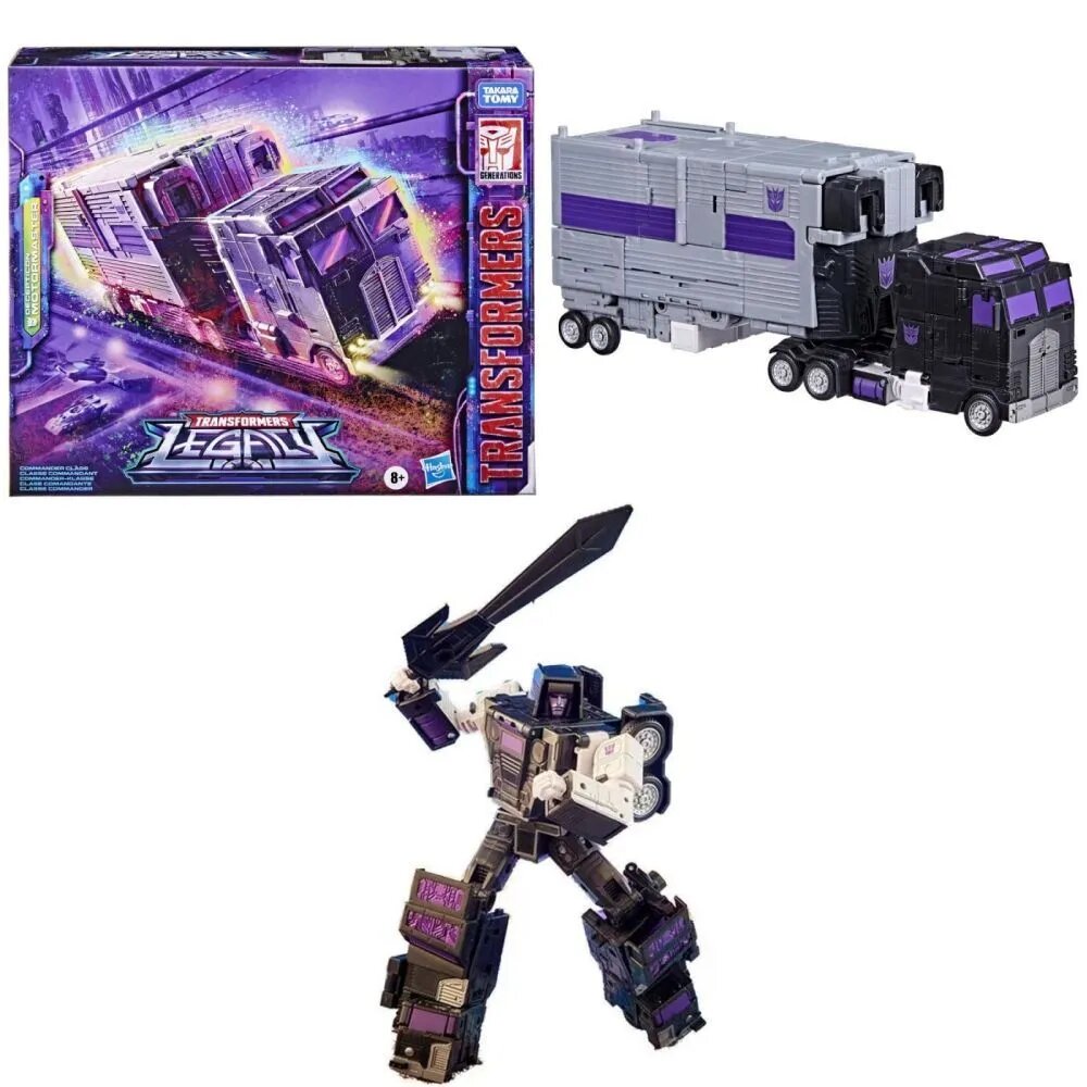 Трансформеры Hasbro Игрушка Generations Legacy Series Commander Decepticon Motormaster 13 дюймов (33 см) F2987
