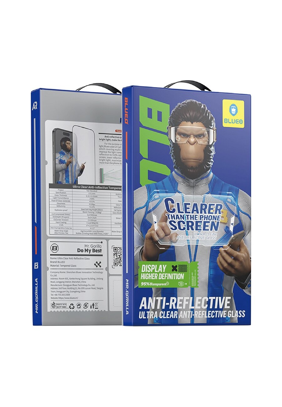 BlueO антибликовое стекло для Galaxy Z Fold7, AR Anti-reflective with Dustproof receiver Black