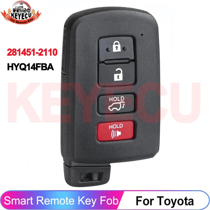 Ключ KEYECU 281451-2110 HYQ14FBA Toyota Highlander 2 Pieces