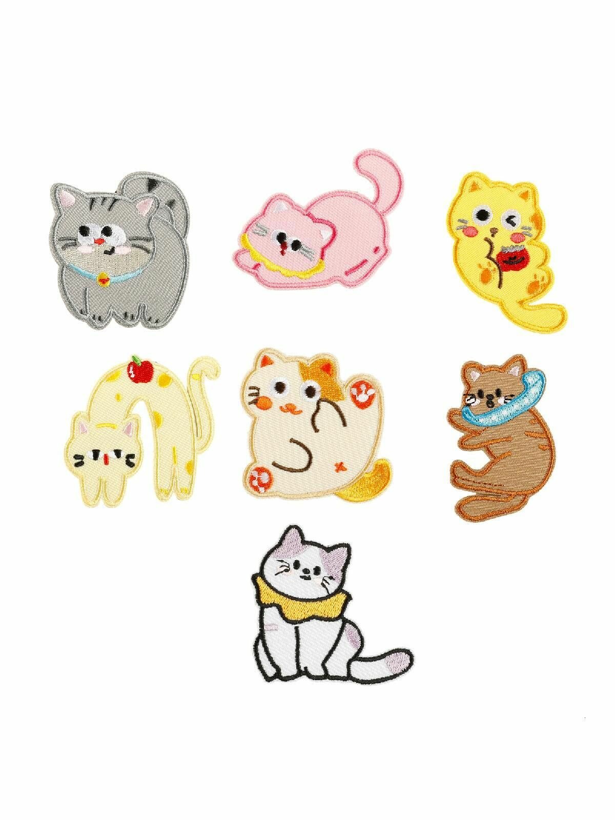 Кошачьи аппликации для шитья