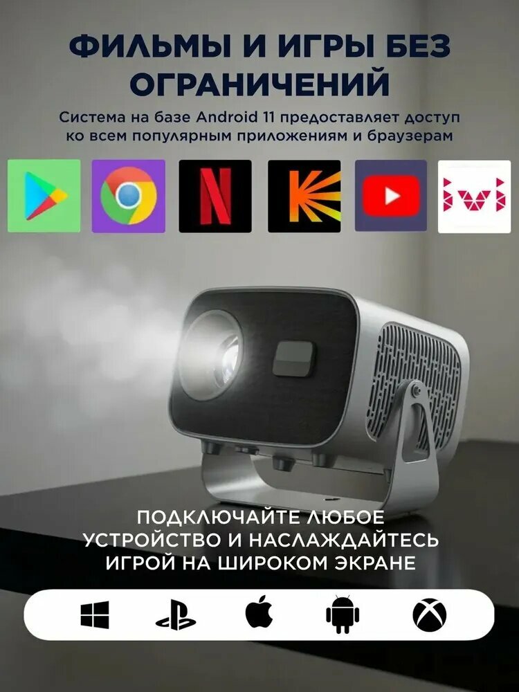 Проектор, серый — фото 1