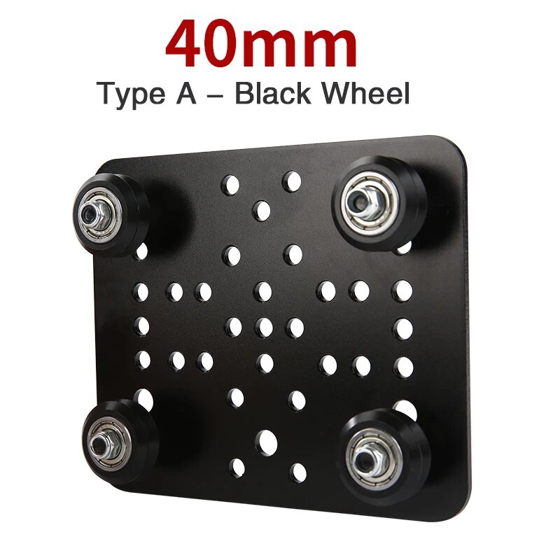 Комплект колес для 3D-принтера 4040 Oldham Black Wheels