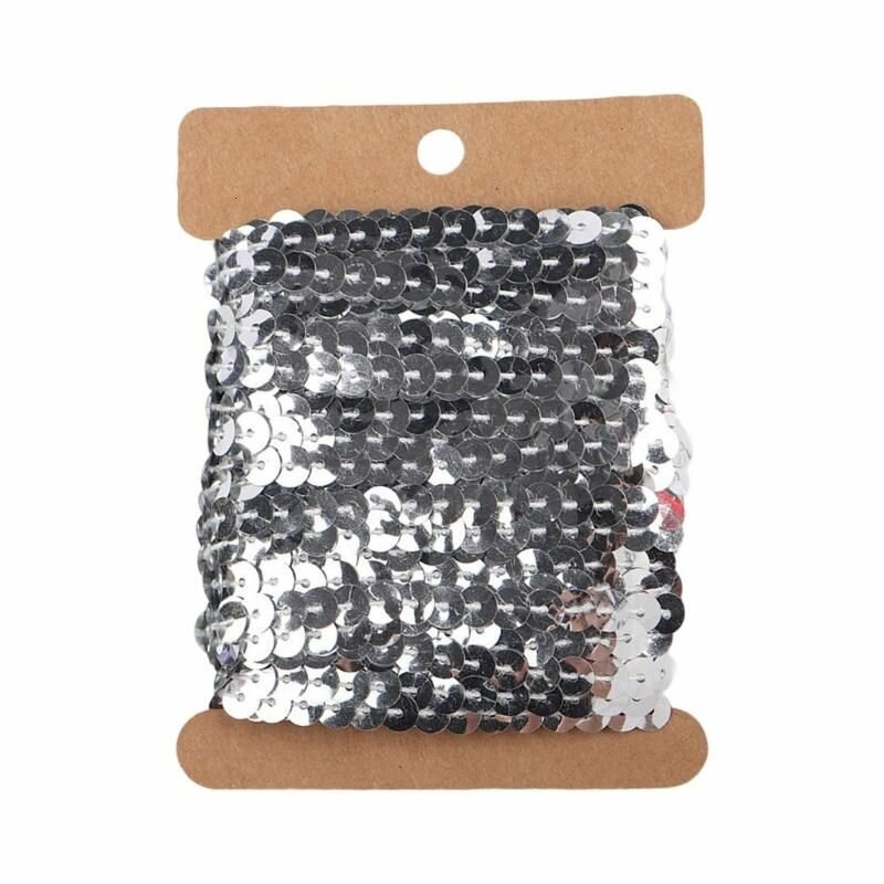 Набор для декора костюмов с пайетками, серебро