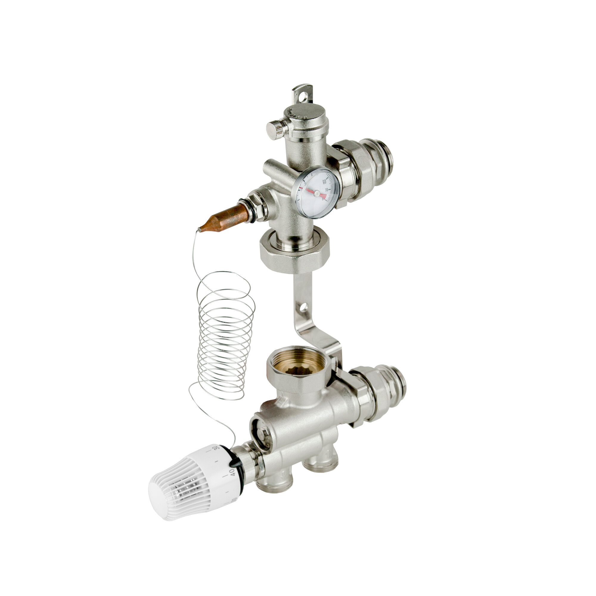 Насосно-смесительный узел для коллектора (без насоса) 1"х1.1/2", РТП | 39798