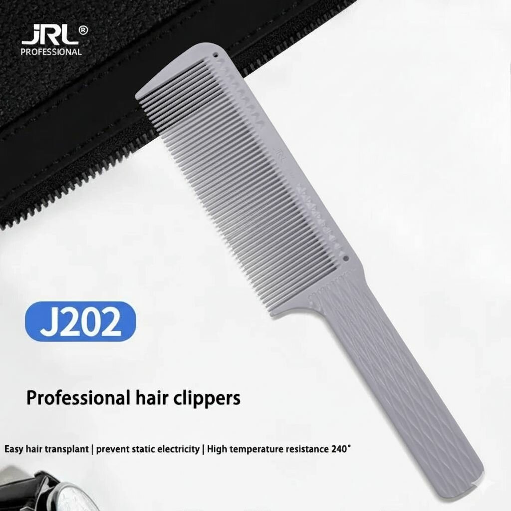 Профессиональный гребень JRL J202, для работы с машинкой и утюжком, лиловый