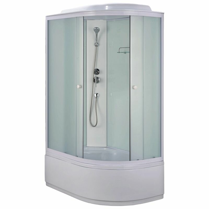 Душевая кабина Loranto левосторонняя с высоким поддоном CS-886EDTM/W-120