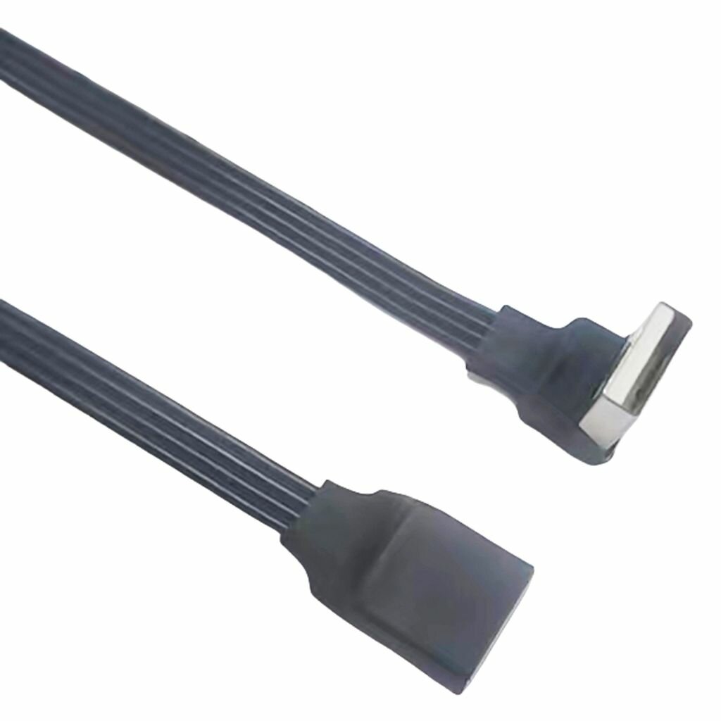 USB 2.0 Кабель Мужской-Женский Удлинитель 90 Градусов