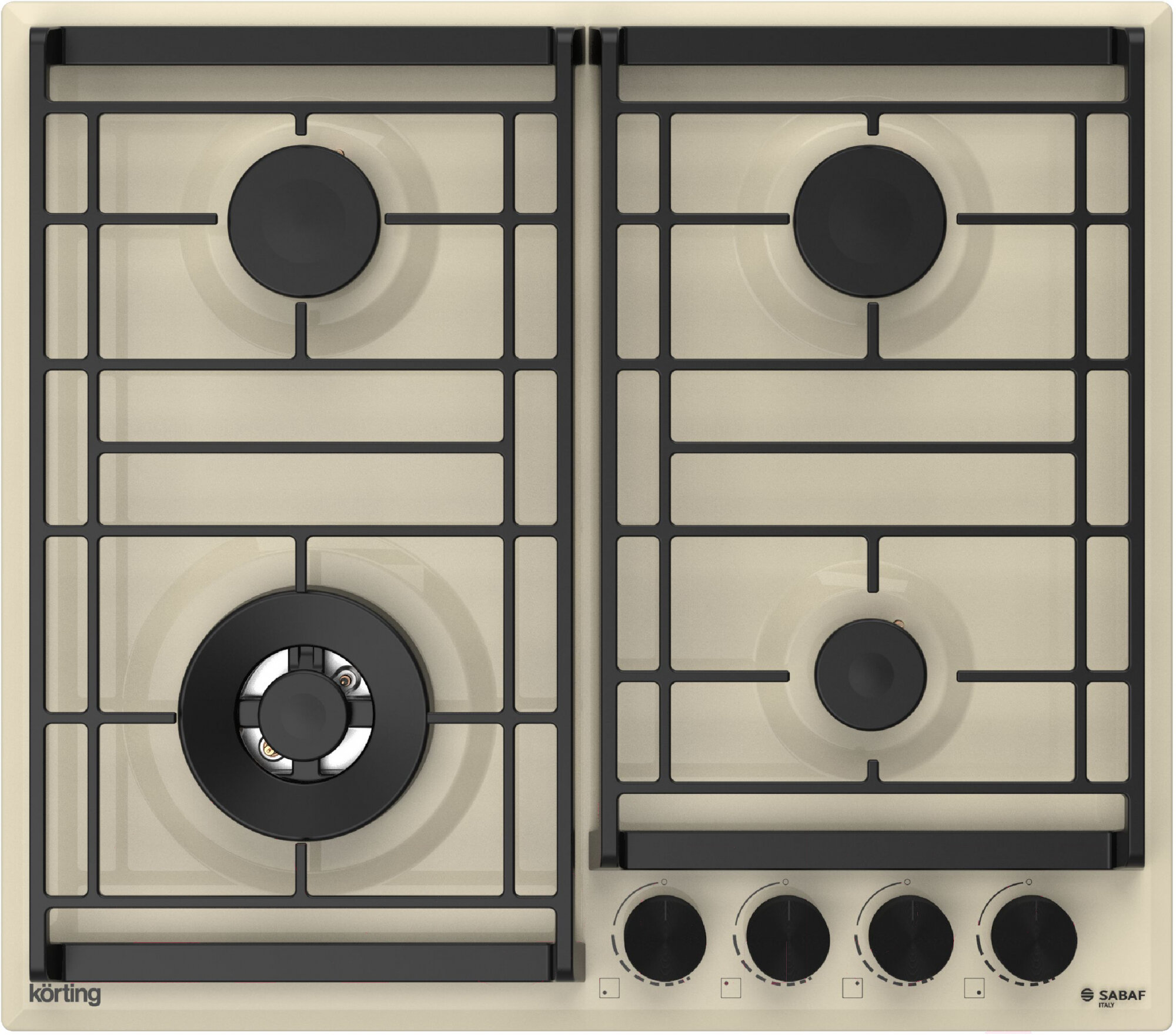 Встраиваемая газовая варочная панель Korting HG 6302 CTB