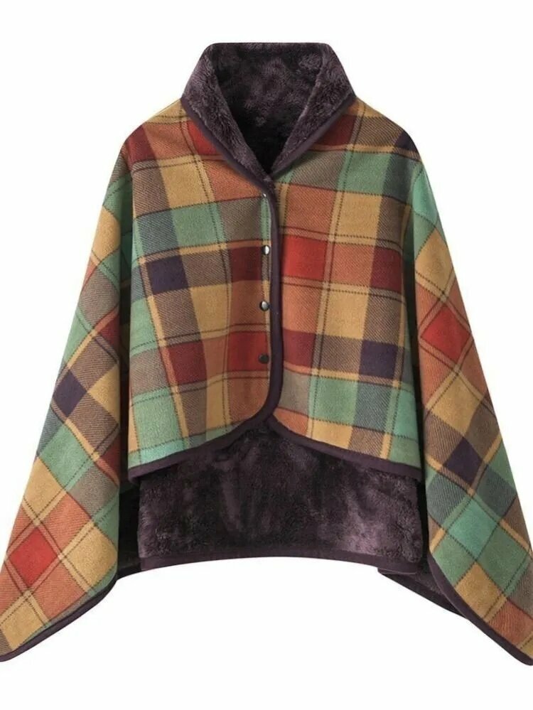 Плед пончо , Полиэстер, 130 см х 80 см