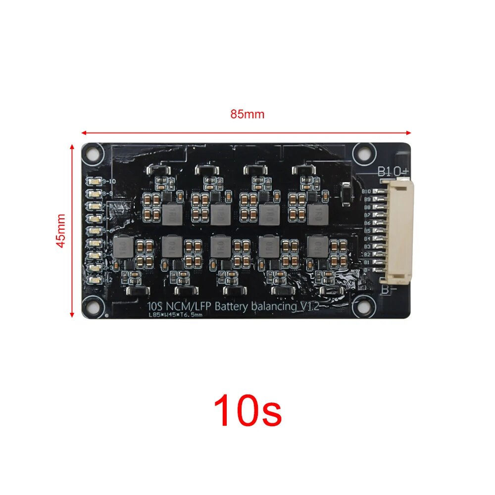 Активный балансир литиевой батареи occkic 1.2A 2S-16S 10S