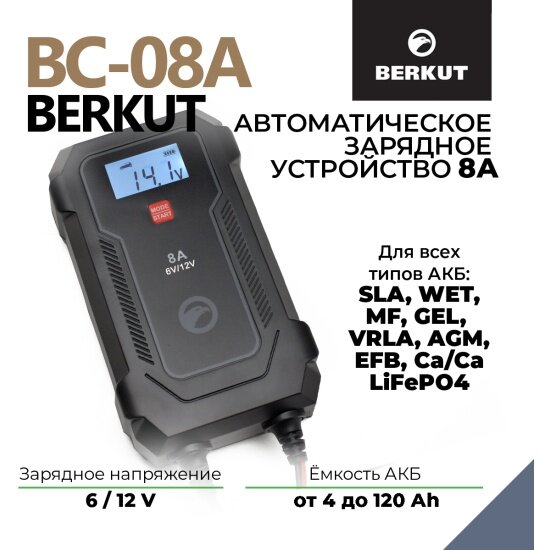 Зарядное устройство Berkut BC-08A