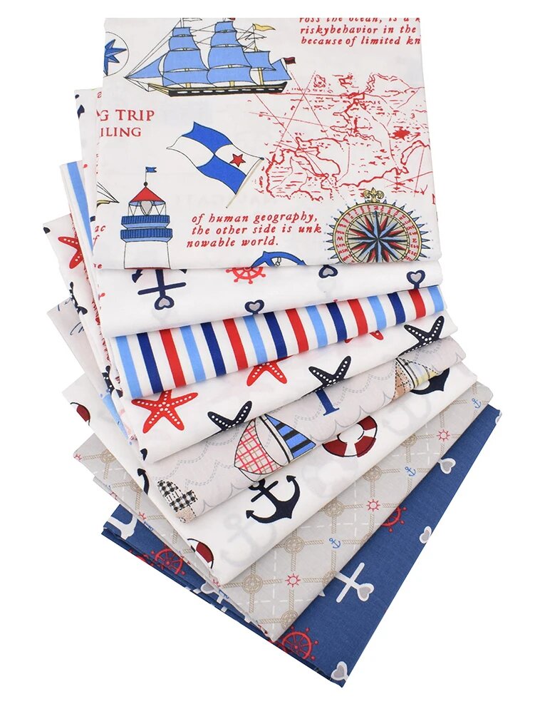 Chainho хлопковая твиловая ткань для пэчворка 20x25 см