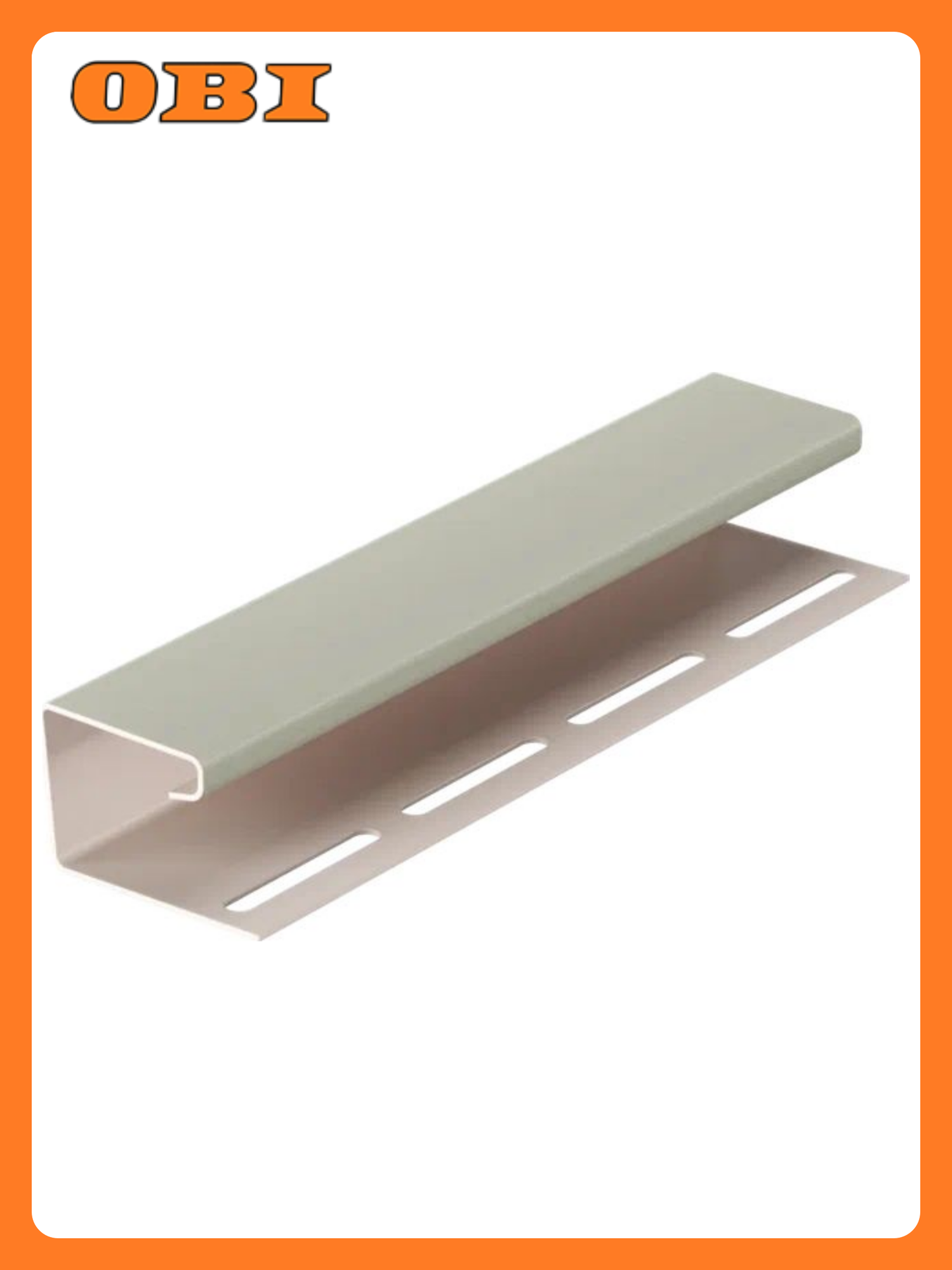 J-профиль Docke PREMIUM "Халва", винил, влагоустойчивый, серый, 30 см