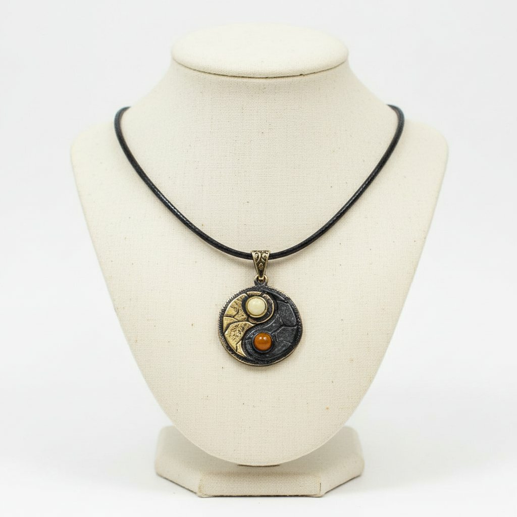 Подвеска Народные промыслы, янтарь