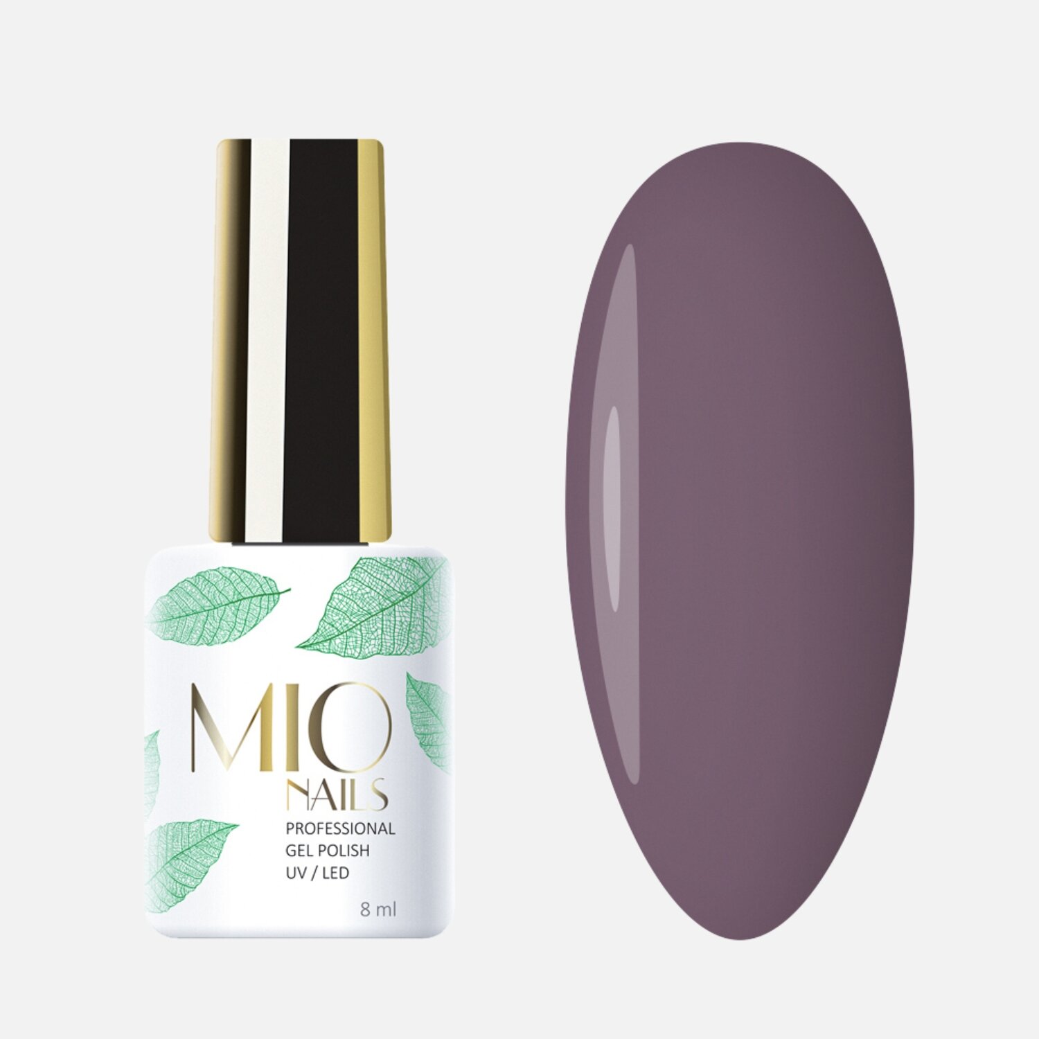 Гель-лак MIO Nails №B-02 Медленный танец 8 мл сложный коричнево-фиолетовый оттенок