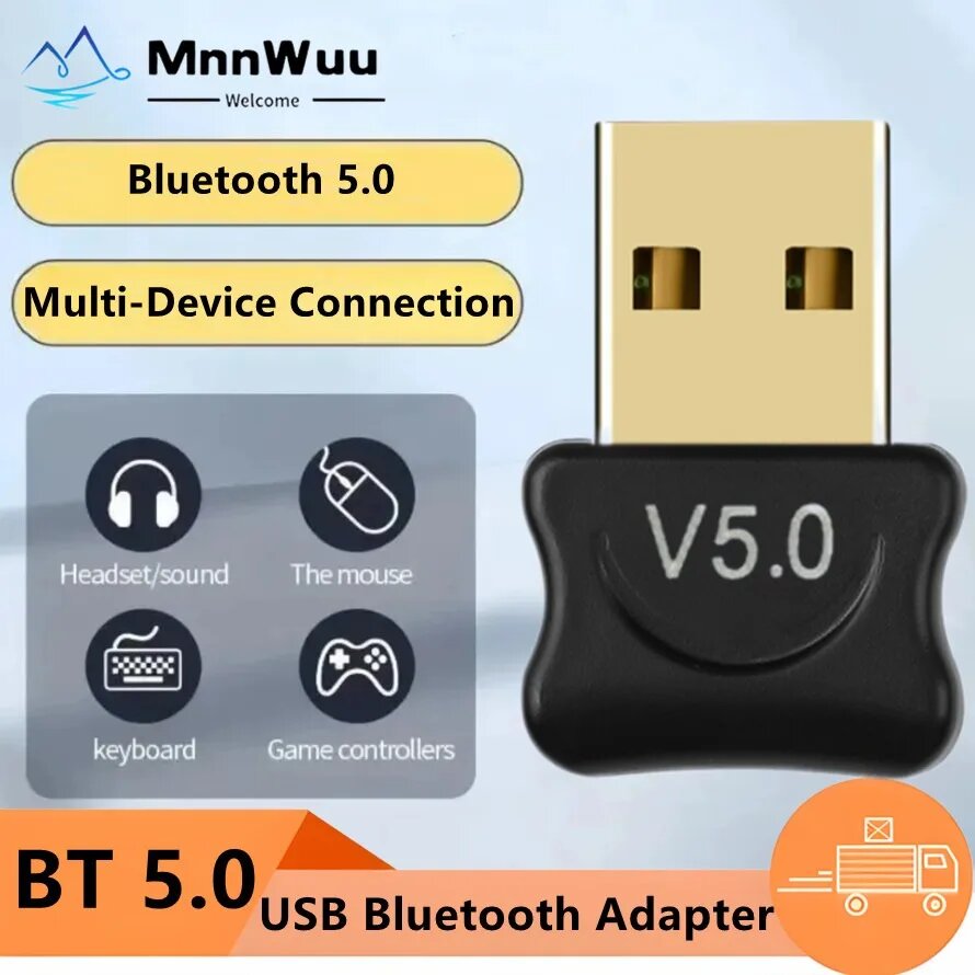 Bluetooth-адаптер MnnWuu USB 5.0 — фото 1