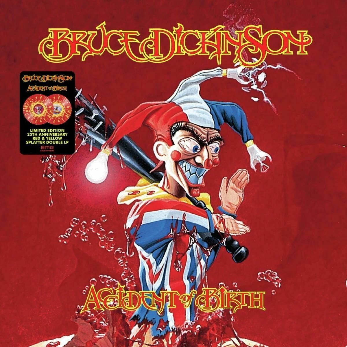 Bruce Dickinson: Accident Of Birth (2LP, 25th Ann. Lim. Ed, Red&Yellow Splatter) Виниловая пластинка