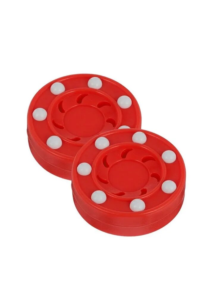 Экипировка для флорбола шайба для хоккея на роликах красная для взрослых медь