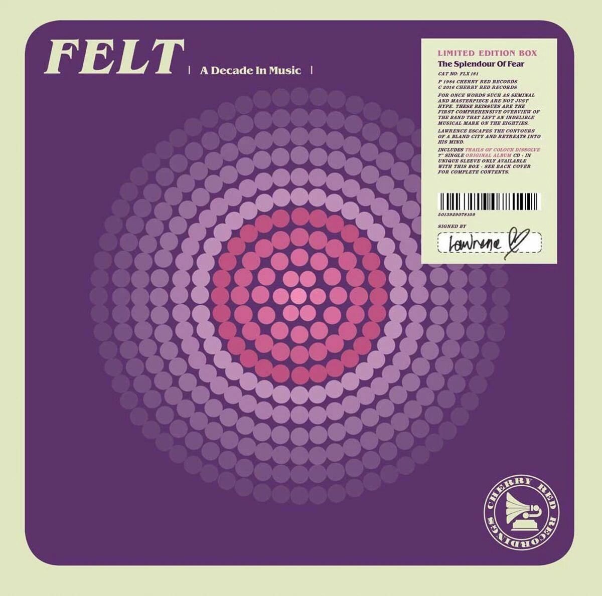Виниловая пластинка Felt - The Splendour Of Fear (7" Single + CD Box) Limited, 2018