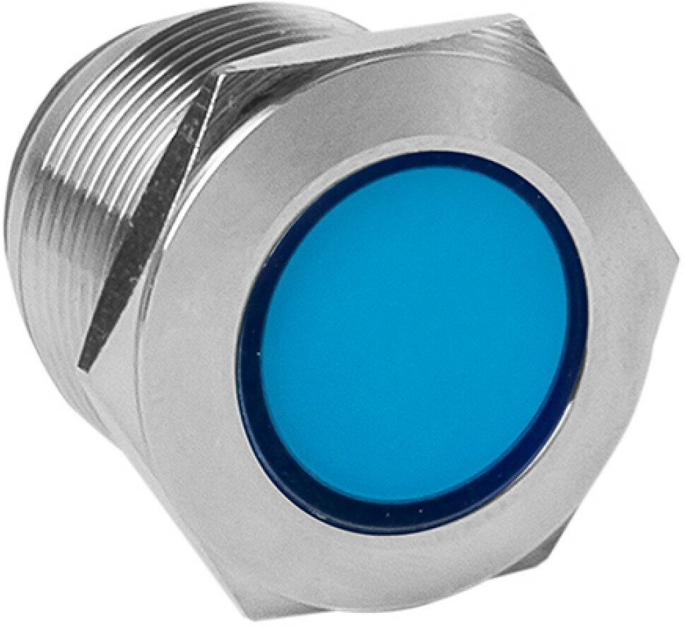 Лампа синяя сигнальная S-Pro67 19 мм 24В EKF PROxima