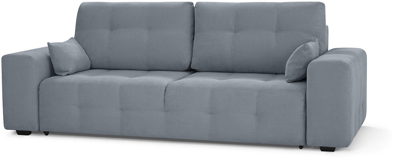 Диван-кровать Hoff Питсбург, прямой, 260х98х107 см, еврокнижка, цвет темно-серый