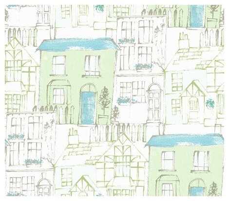 Обои детские флизелиновые Jelly Beans/Желейные конфеты JB80204 дома здания