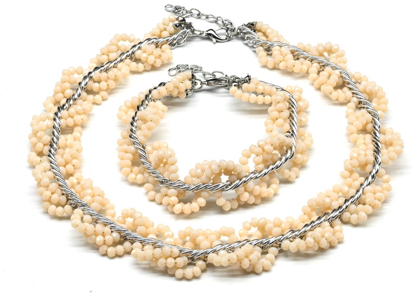 Колье, циркон