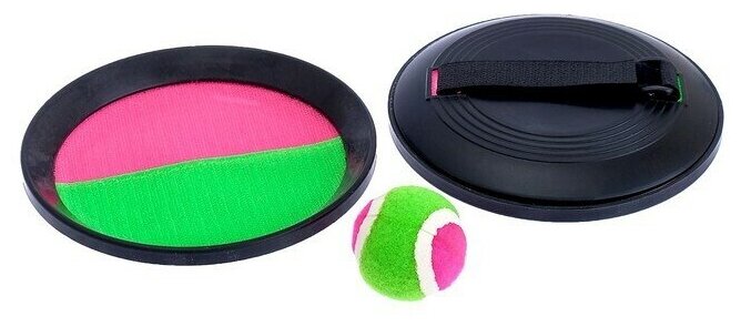 Игра Поймай мяч , на липучках, d 15,5 см