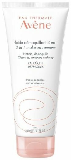 Флюид для снятия макияжа 3-в-1 Avene/Авен 200мл