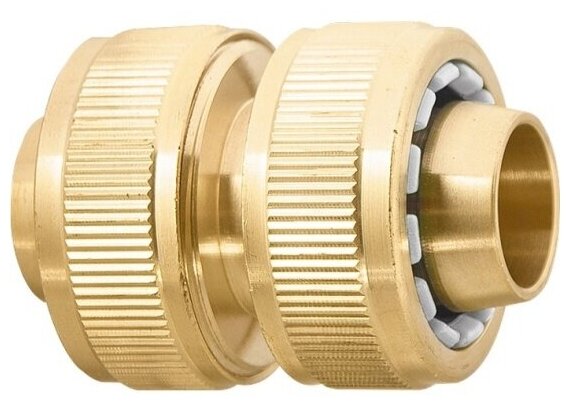Муфта Palisad ремонтная для шланга, 3/4, латунная 66541